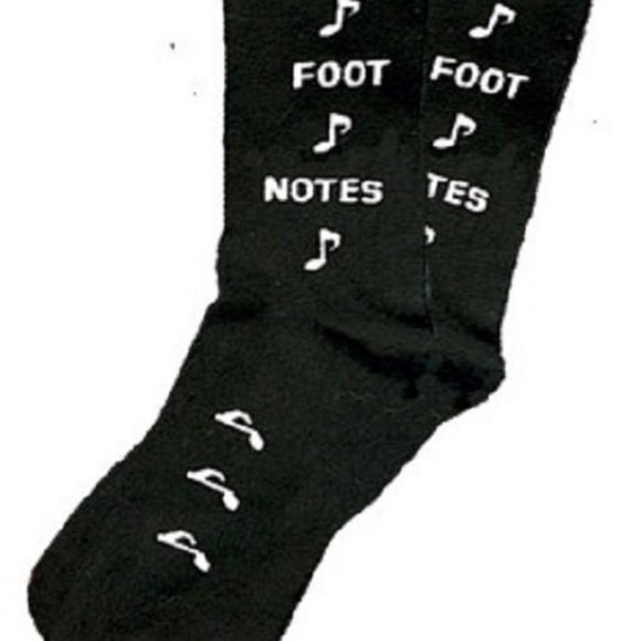 The Music Gifts Company | Underwear & Socks | Foot Note Socks | Poshmark